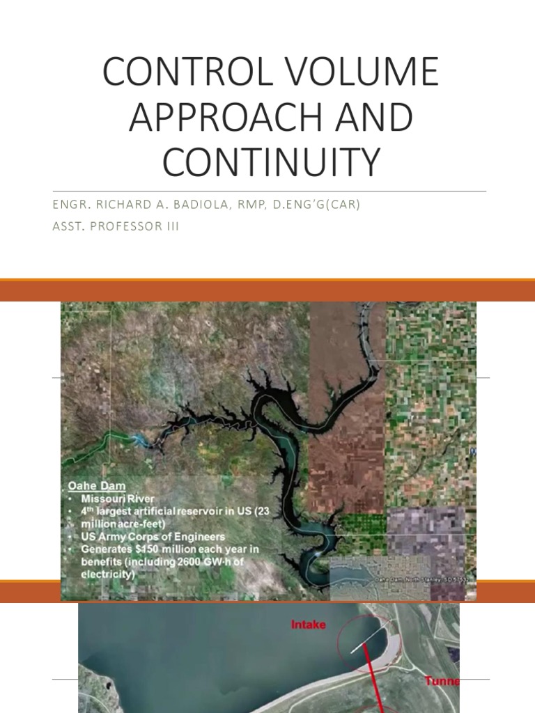 Control Volume Approach and Continuity | PDF