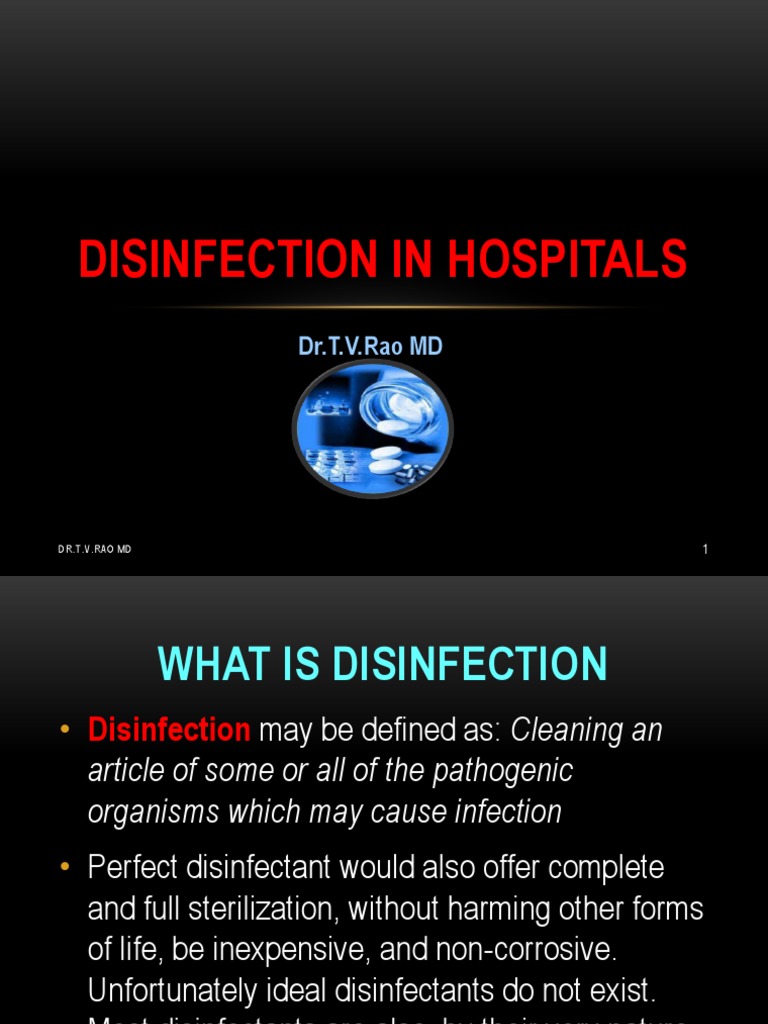 Hospital Disinfection Techniques Explained | PDF | Disinfectant | Bleach