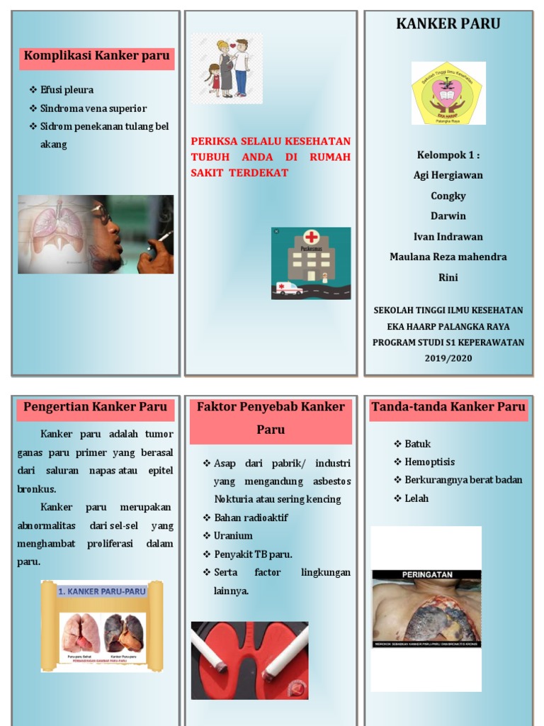 Leaflet Kanker Paru | PDF