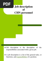 Job Description - Ward Incharge | PDF