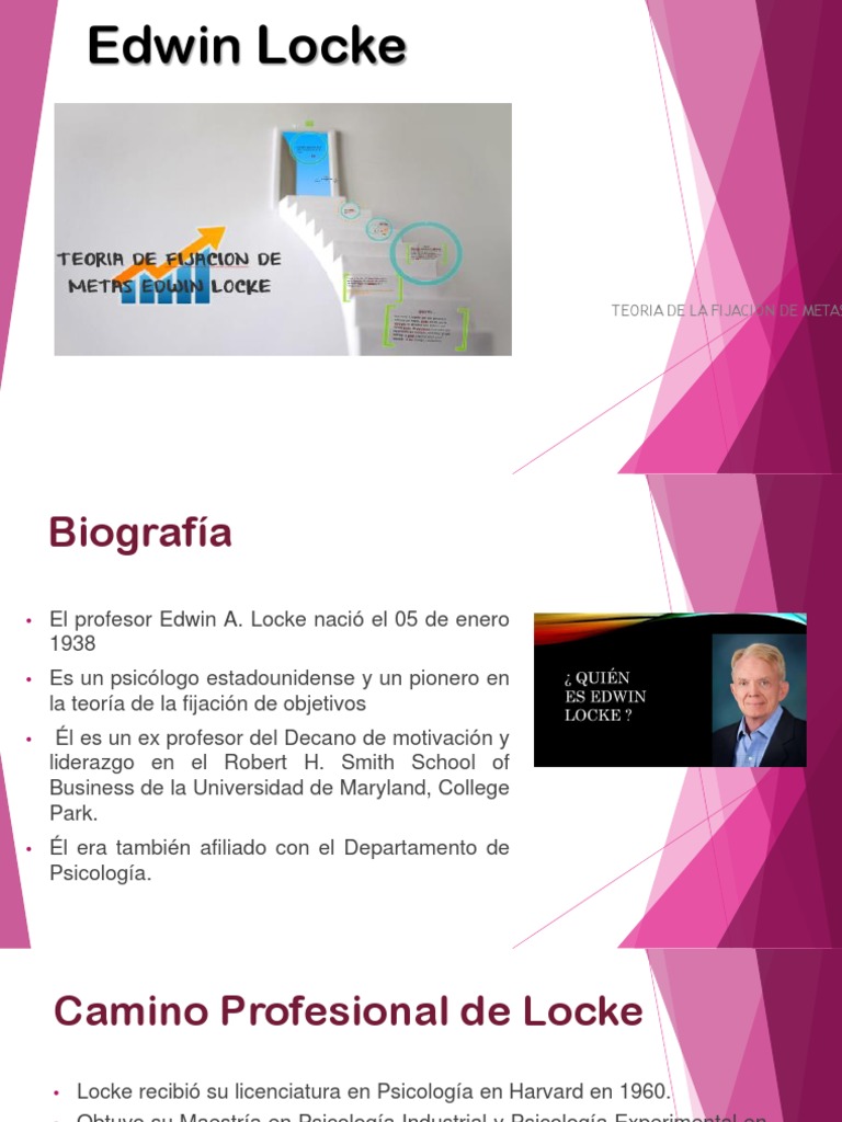 Teoria de La Fijacion de Metas de Edwin Locke 2 | PDF | Conceptos ...