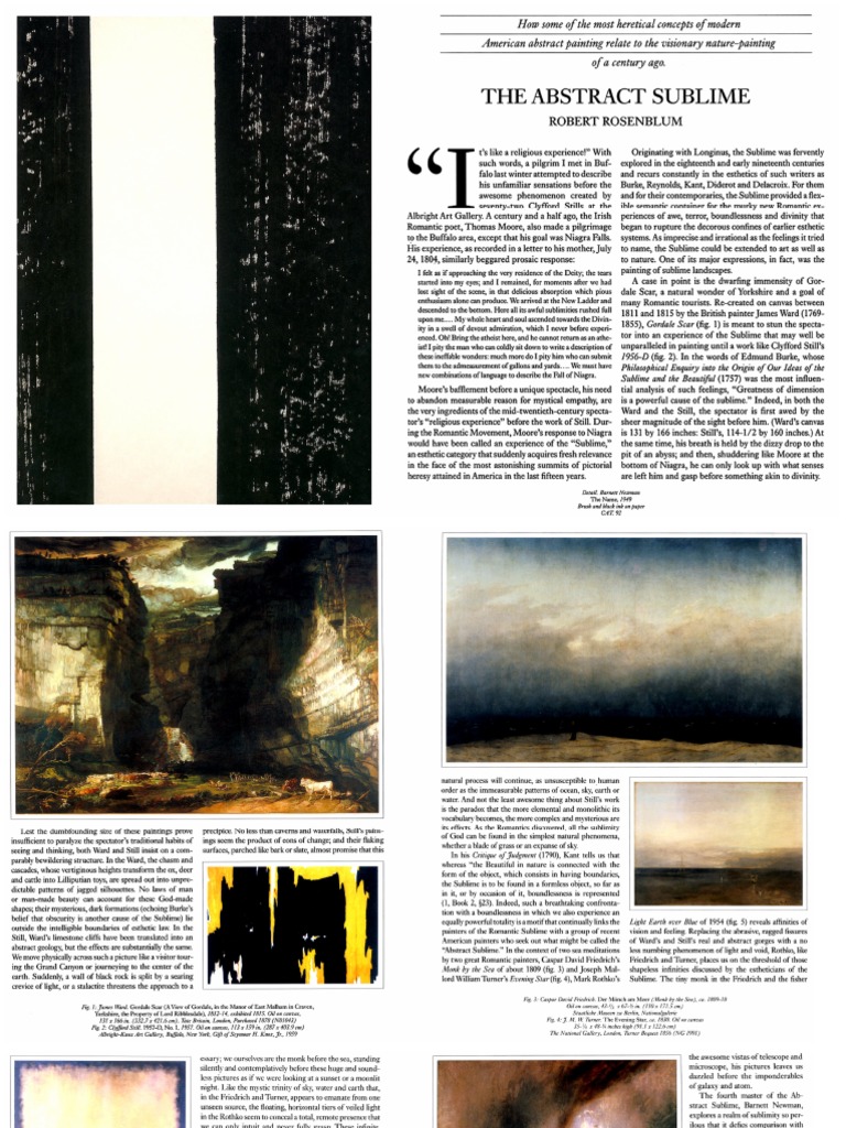 Rosenblum - The Abstract Sublime PDF | PDF