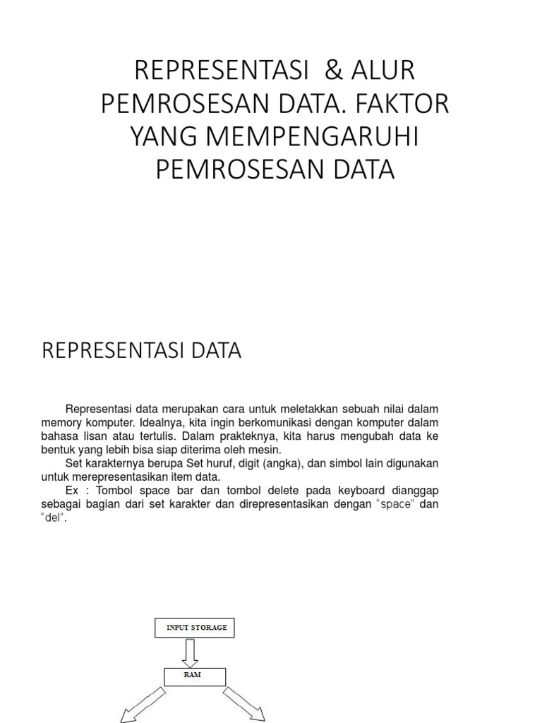 Alur Pemrosesan Data | PDF