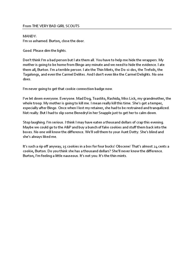 Monologues For Children | Download Free PDF | Lunch