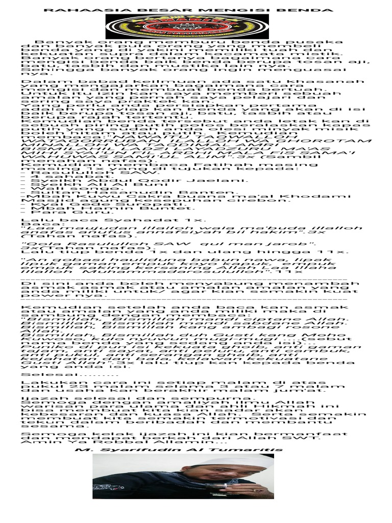 Rahasia Besar Mengisi Benda PDF | PDF