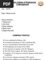 Maruti Suzuki Vision and Mission Analysis | PDF | Car | Goal