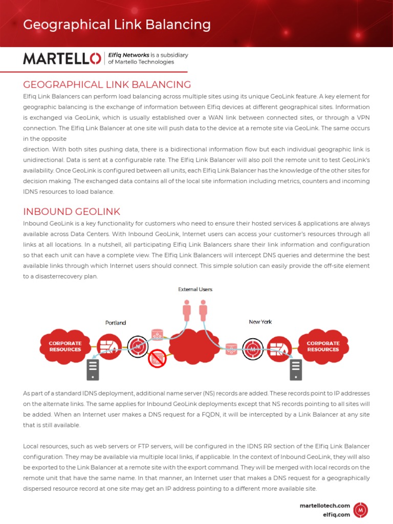 Geographic Link Balancing | PDF | Domain Name System | Load Balancing ...