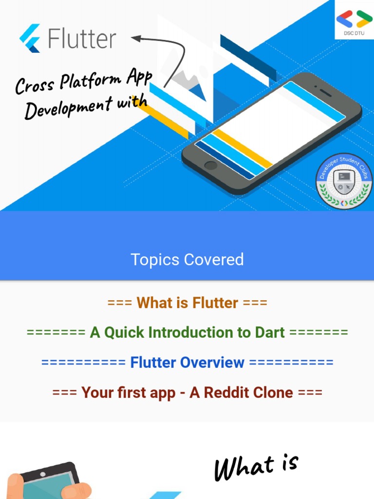 Flutter Introduction and Dummy App Workshop | PDF | Variable (Computer ...