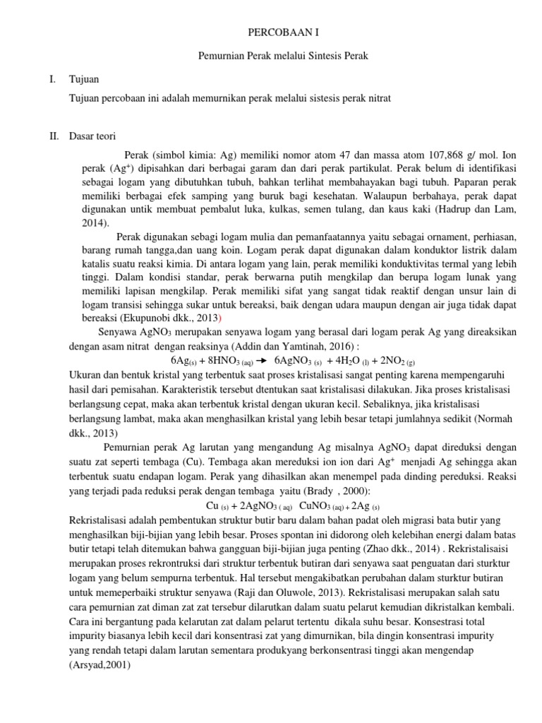 Percobaan I Mutia | PDF