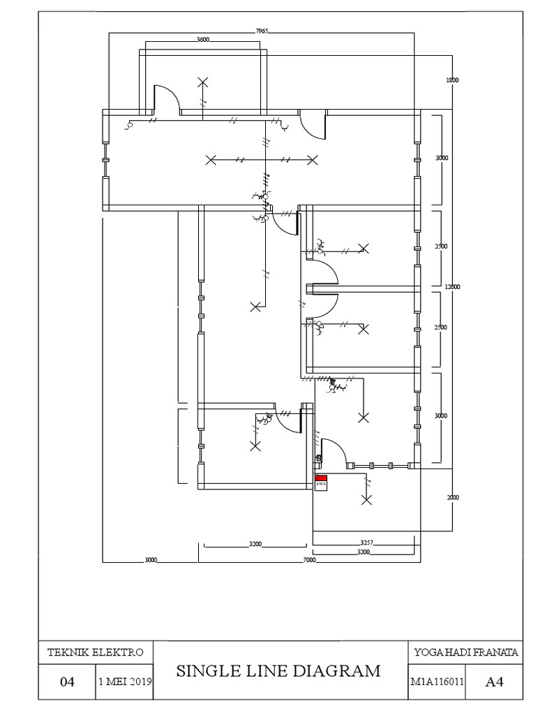Single Line Diagram for Electrical Systems | PDF