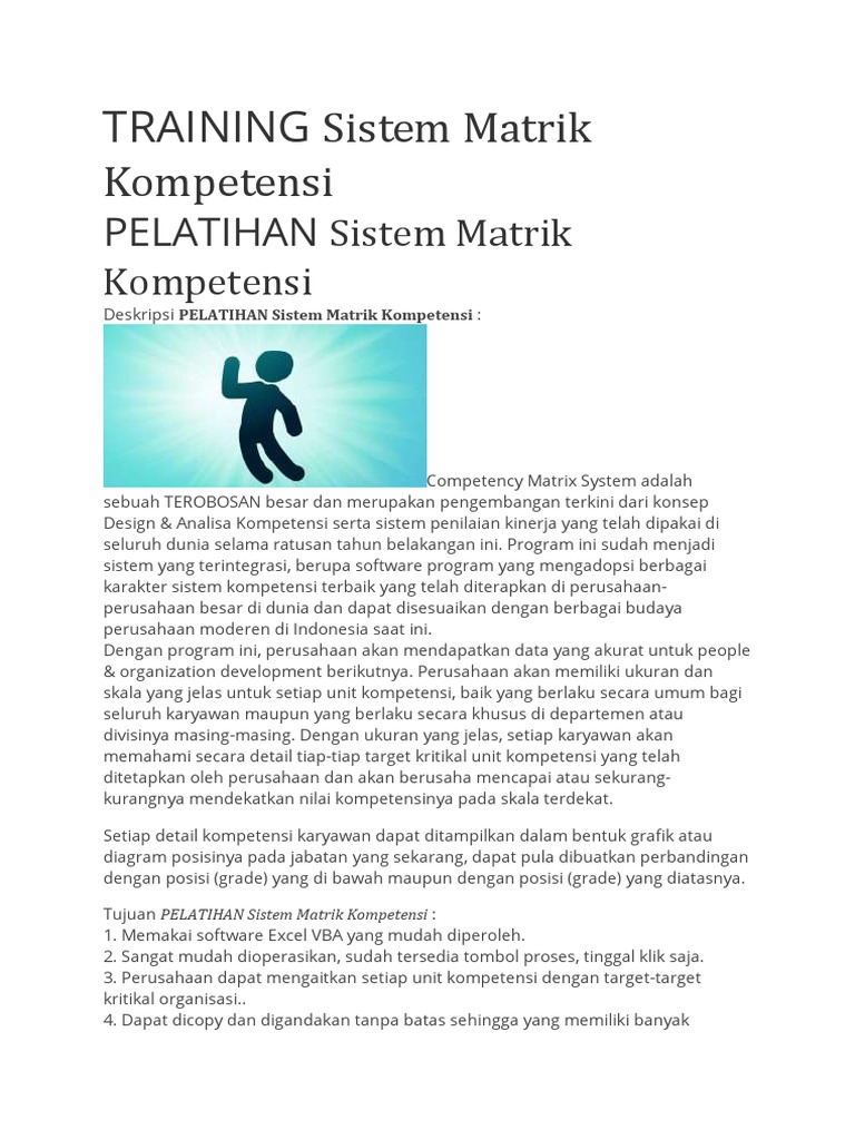Cara Menyusun Matriks Kompetensi | PDF