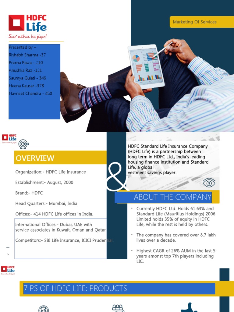 HDFC LIFE Insurance - Marketing of Services | PDF | Insurance | Mobile App