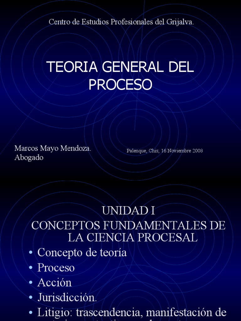 Teoria General Del Proceso | PDF | Business | Ley procesal