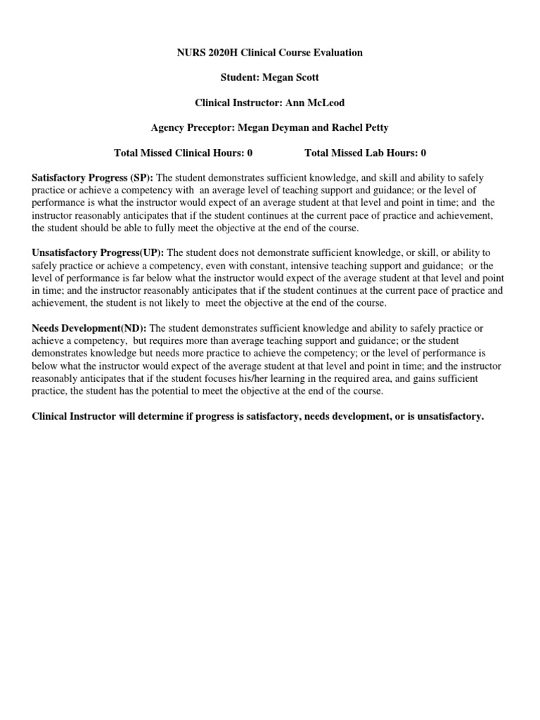 Nurs 2020 Midterm | PDF | Nursing | Course Evaluation