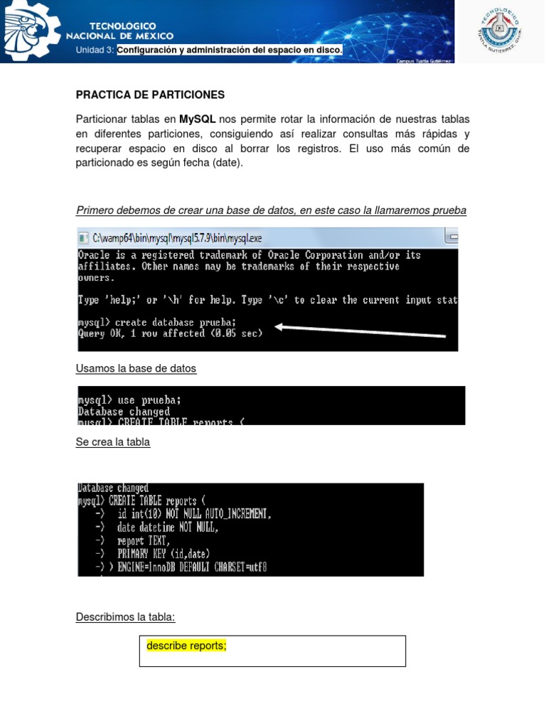 Practica de Particiones | PDF