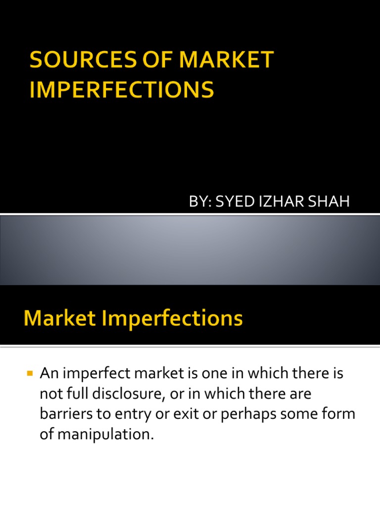 Understanding Market Imperfections | PDF | Monopoly | Oligopoly