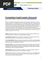 Mastering Liquid Detergent Formulation | PDF | Detergent | Surfactant