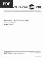 ISO5488-2015 Accommodation Ladders | PDF | International Organization For Standardization