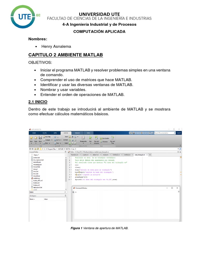 Resumenes Matlab | PDF | Matriz (Matemáticas) | Programa de computadora
