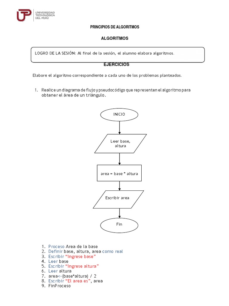 Ejercicios Semana 2 | PDF | Algoritmos | Triángulo