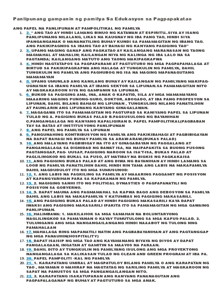 Esp 8 Modyul 4 Notes | PDF