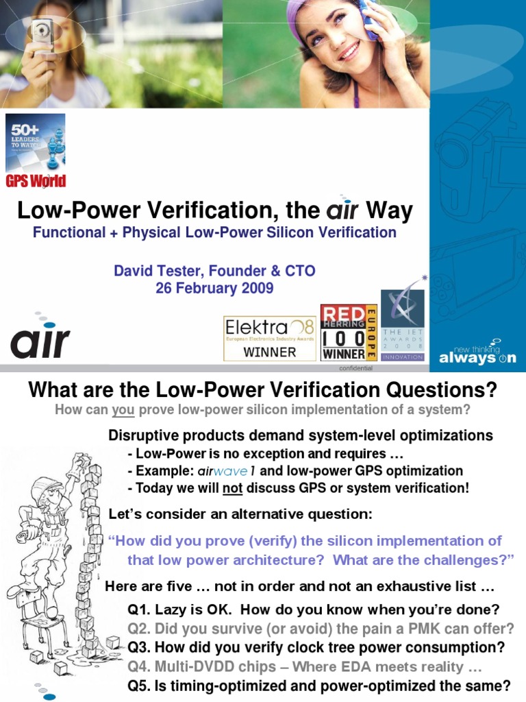 Low-Power Verification, The Air Way... | Download Free PDF | Logic Gate ...