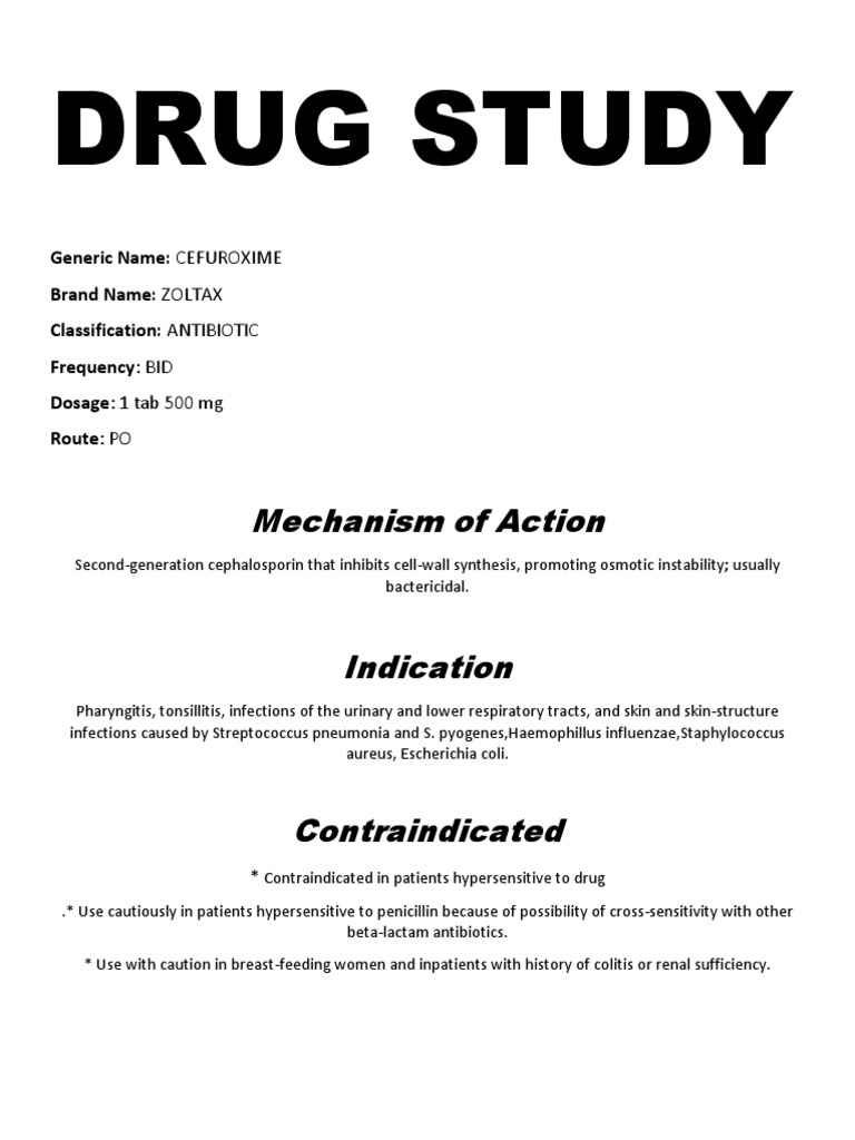 Drug Study: Mechanism of Action | PDF | Drugs | Rtt