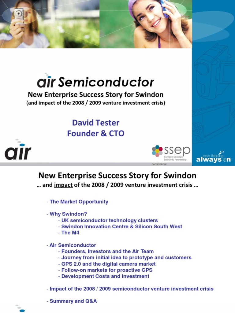 Semiconductor: David Tester Founder & CTO | PDF | Global Positioning ...