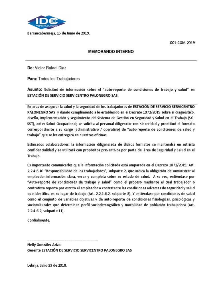 Memorando Informativo | PDF | Gobierno | Bienestar