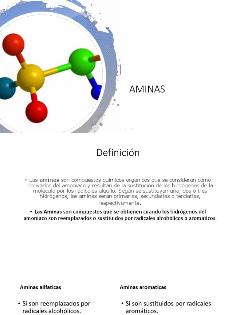 AMINAS | PDF | Amina | Amoníaco
