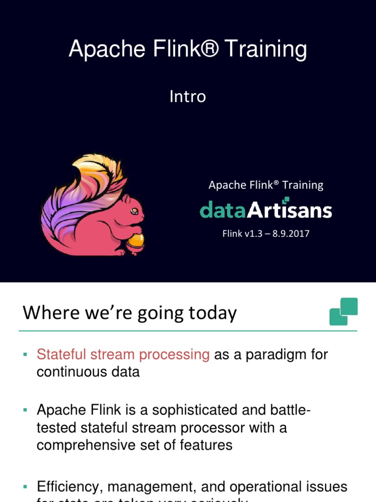 Apache Flink® Training: Intro | PDF | Computer Cluster | System Software