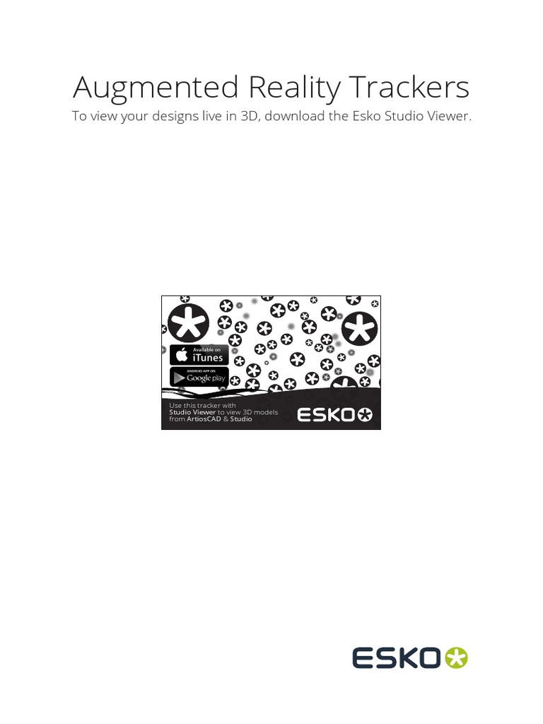 Augmented Reality Trackers: To View Your Designs Live in 3D, Download ...