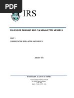 BV Rules: Part A: Classification and Surveys | PDF | Ships | Shipping