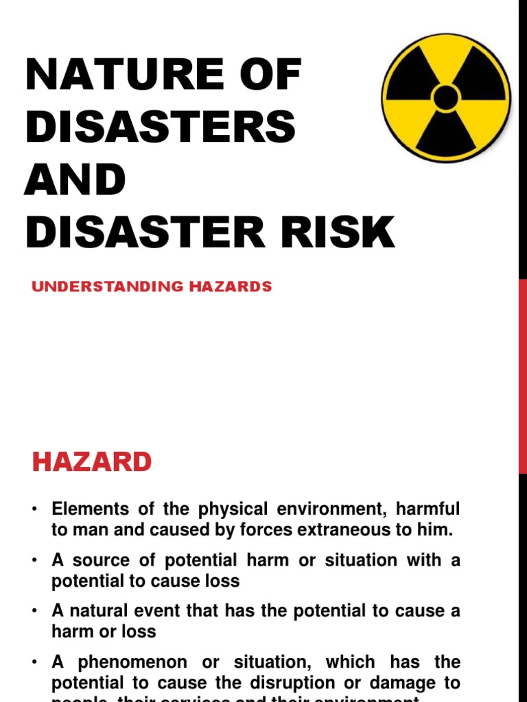 Concept of Hazard | PDF | Hazards | Physical Geography