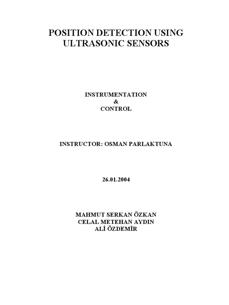 Acustic Sensors | PDF | Computers