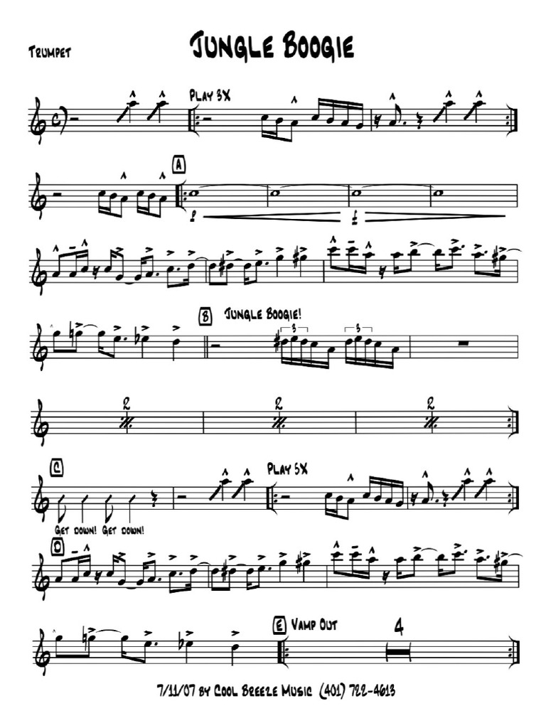 Jungle Boogie | PDF