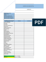 Bitacora de Botiquin | PDF | Materiales | Equipo medico