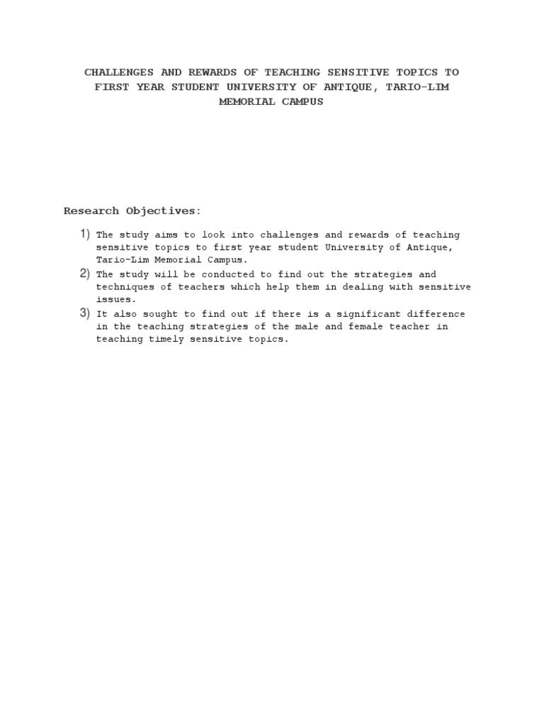 Tentative Research | PDF | Career & Growth