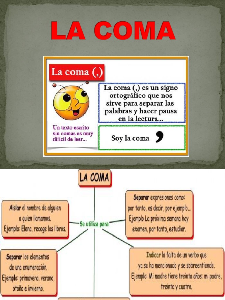 Uso de La Coma | PDF