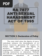 Powerpoint RA 7877 Anti Sexual Harassment Act of 1995 Final | PDF ...