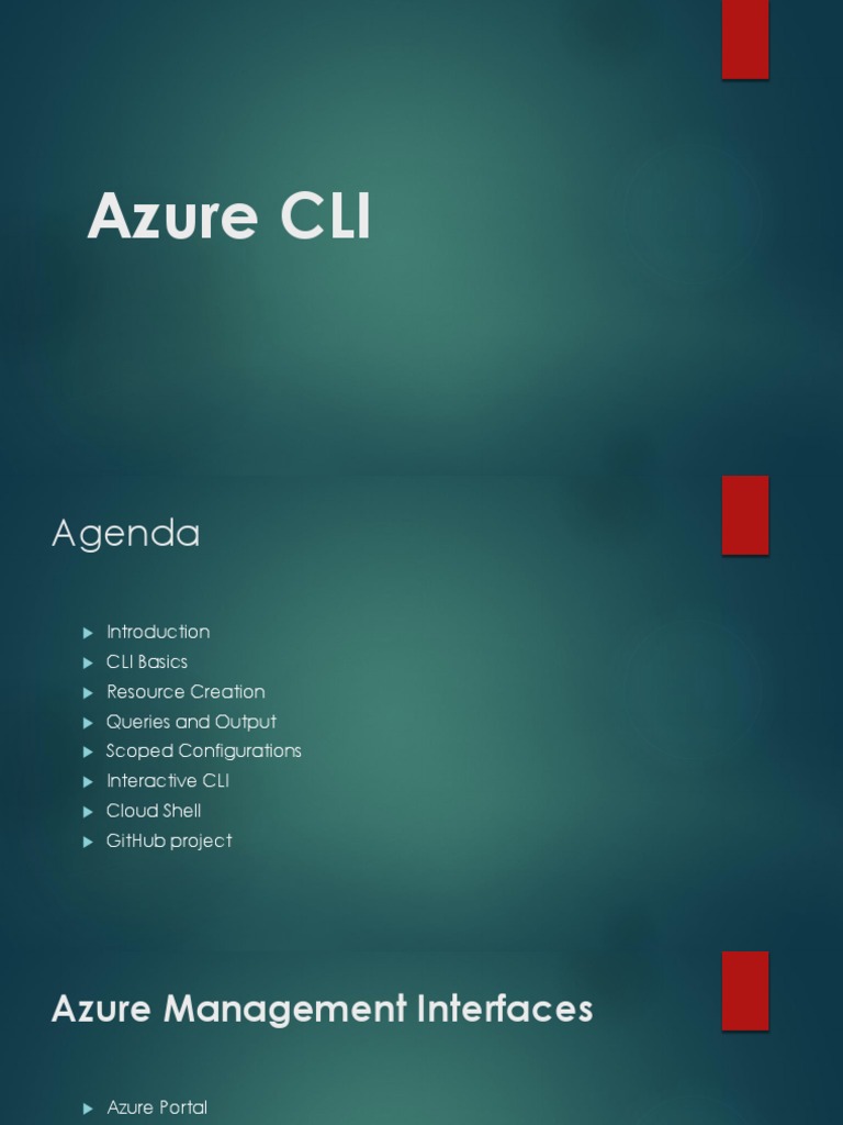 Azure Cli | PDF | Shell (Computing) | Command Line Interface