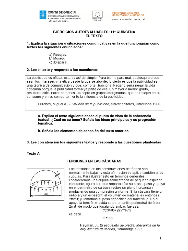 Actividades Estructuras Textuales | PDF | Publicidad | Lingüística