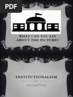 The Eight Types of Institutionalism | PDF