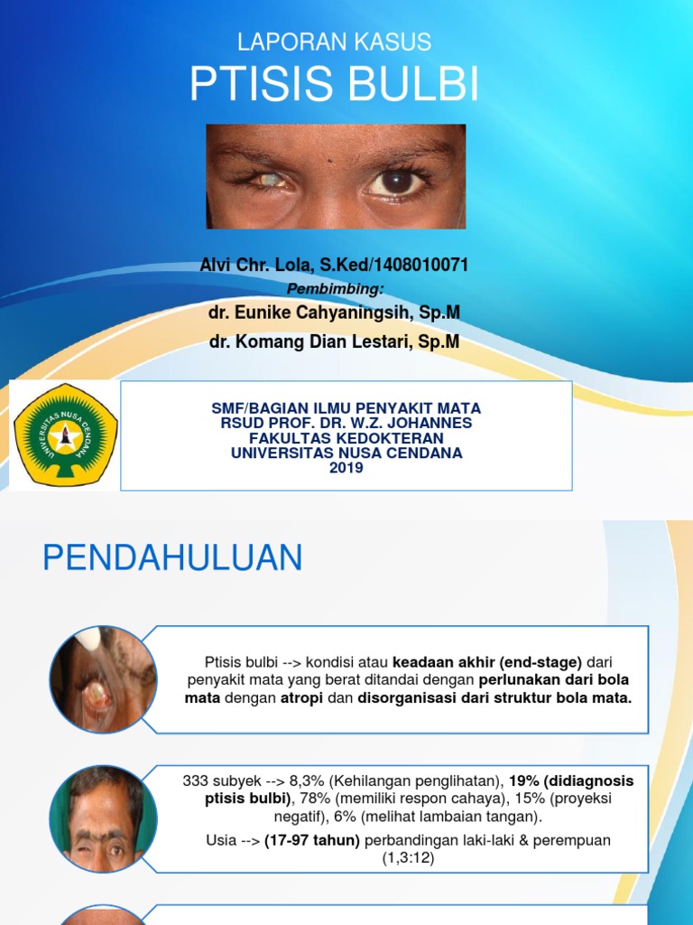 Lapsus Mata (Ptisis Bulbi) | PDF