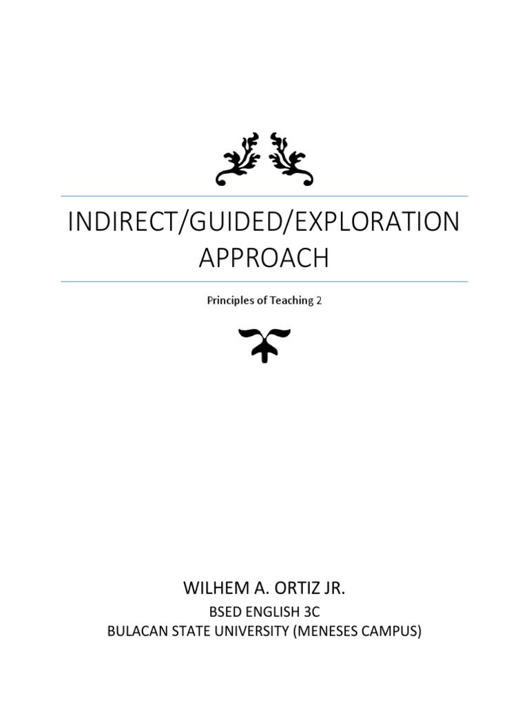 Indirect Teaching Methods Explained | PDF | Career & Growth