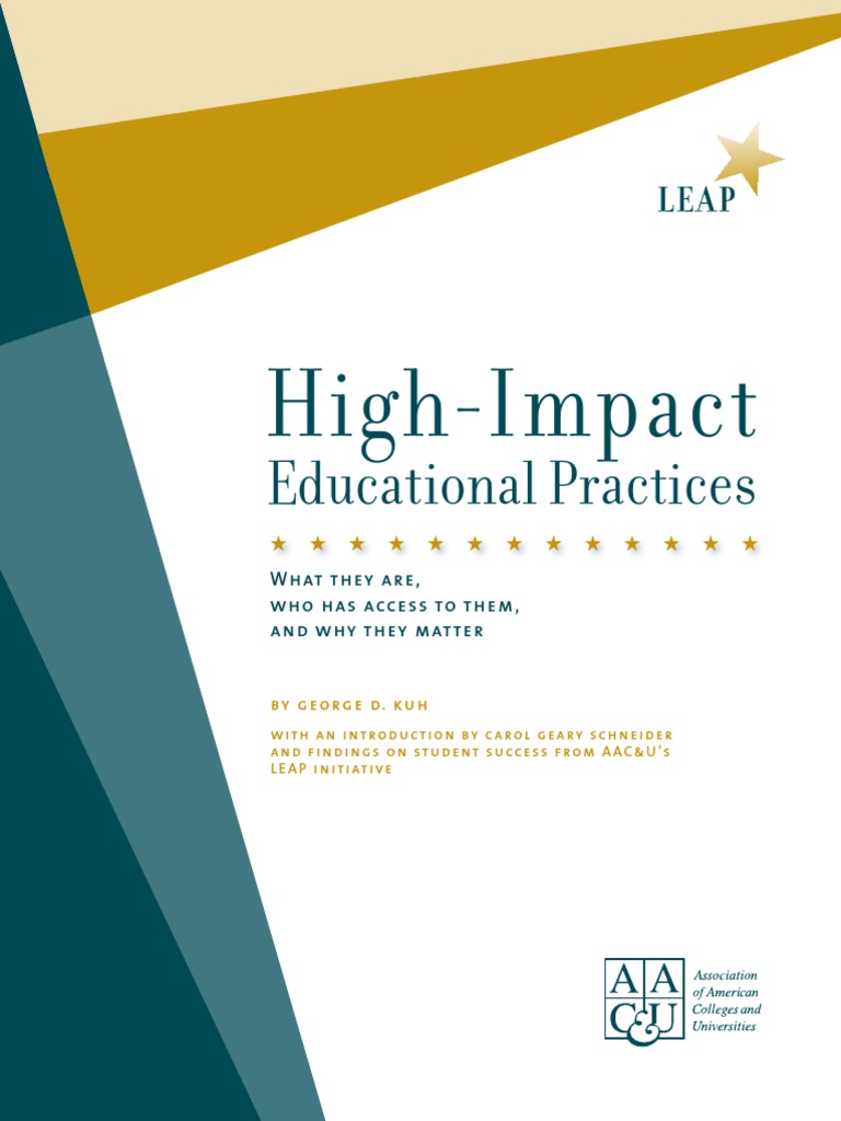 High-Impact: Educational Practices | PDF | Curriculum | Information ...