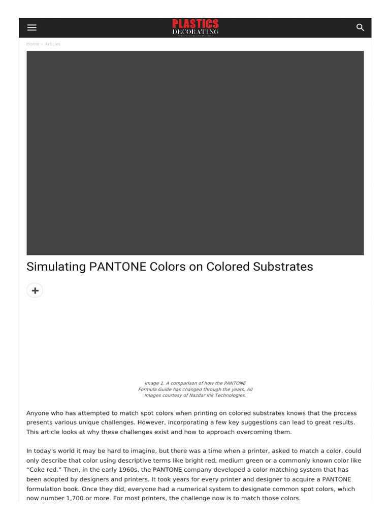 Predict Spot Color On Material | PDF | Vision | Color