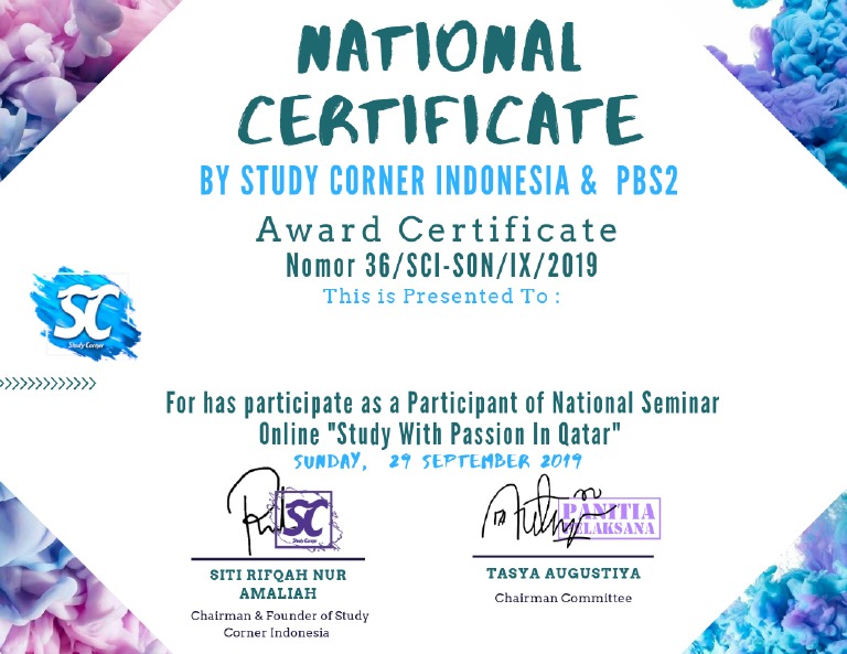 Contoh Sertifikat | PDF