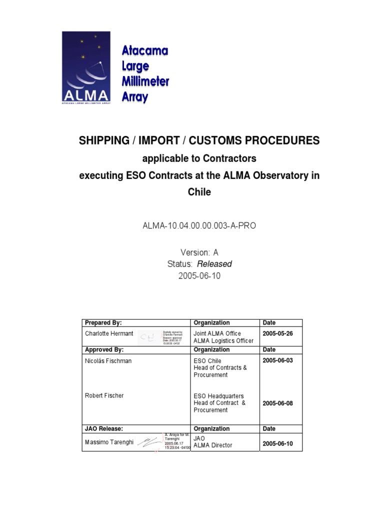 Shipping / Import / Customs Procedures | PDF | Invoice | Logistics