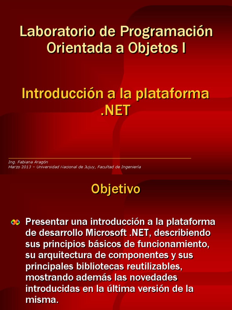 Unidad 1-Introducción a La Plataforma .NET | PDF | .NET Framework ...
